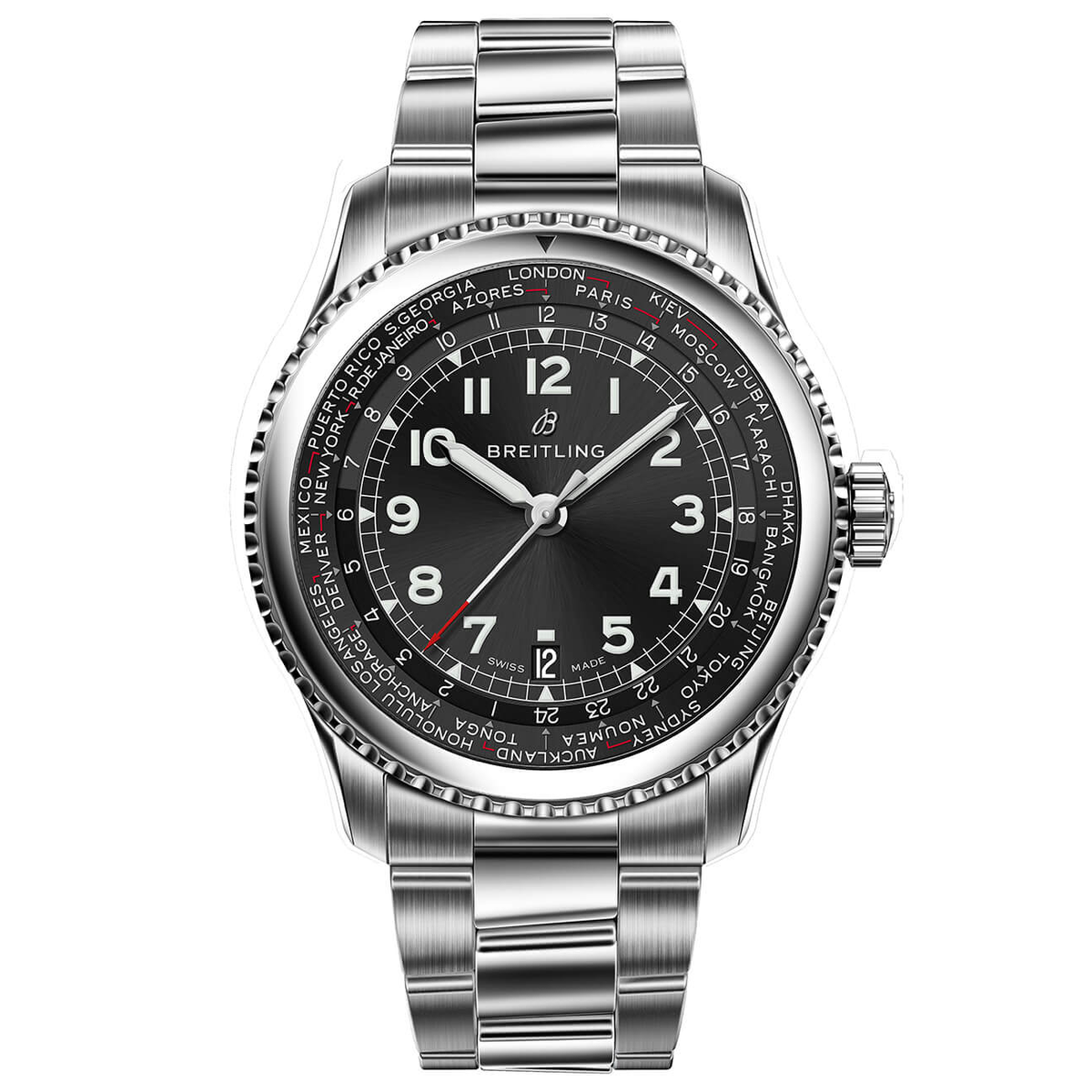 Breitling's first new product line is the Navitimer 8