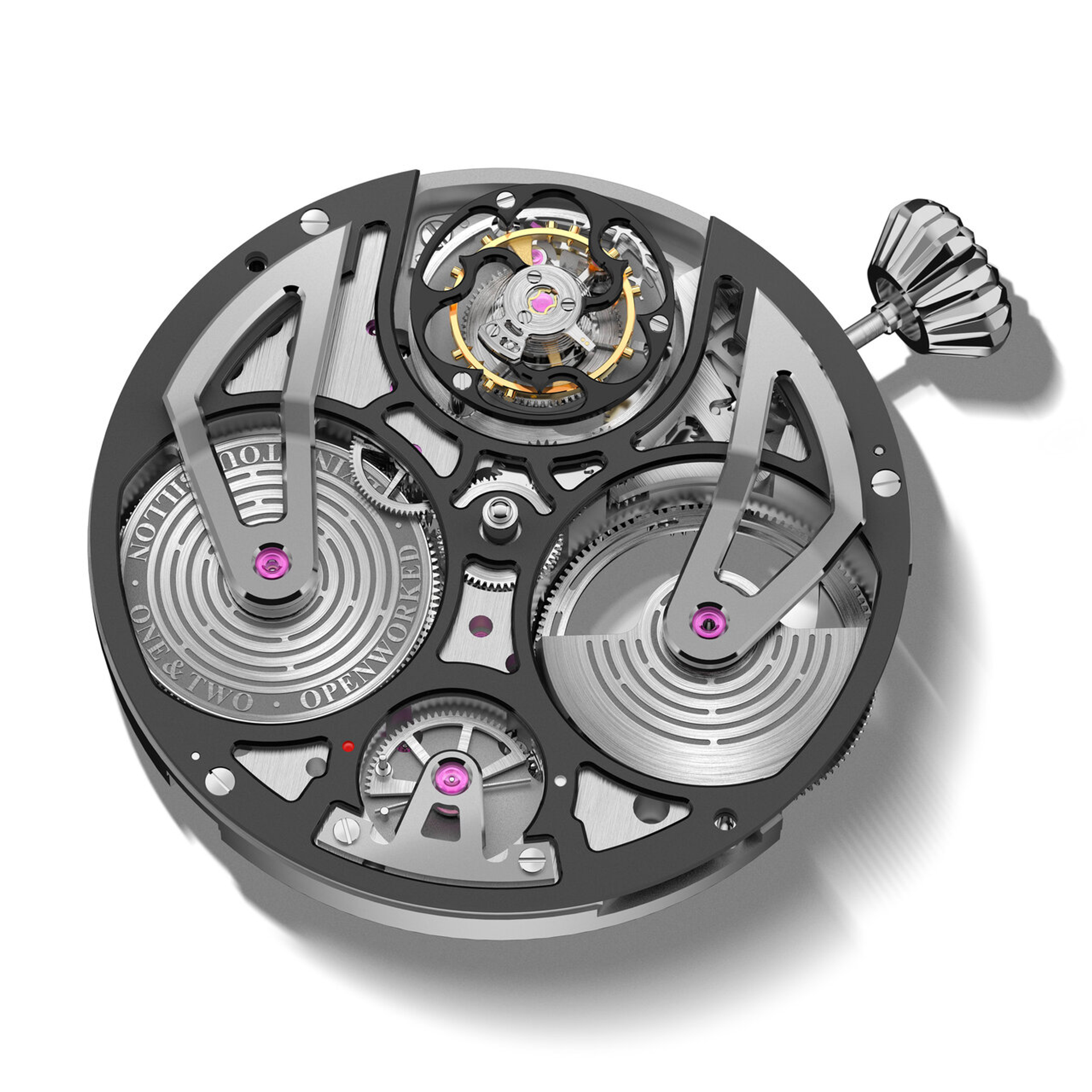 One&Two Openworked Tourbillon 38mm
