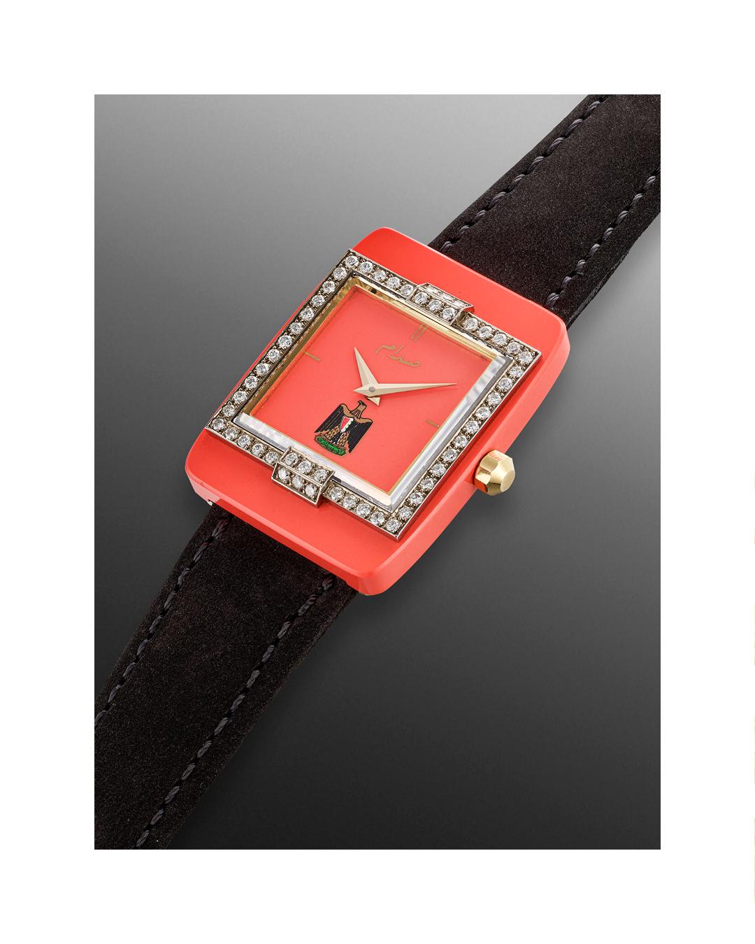 The process of crafting a coral stone dial was far from straightforward ...